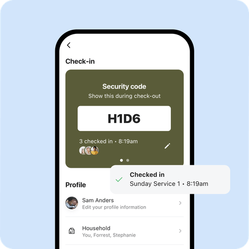Check In | Subsplash Check In